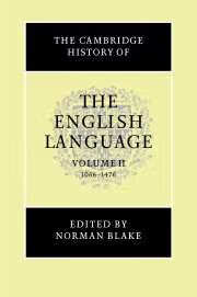 The Cambridge History of the English Language