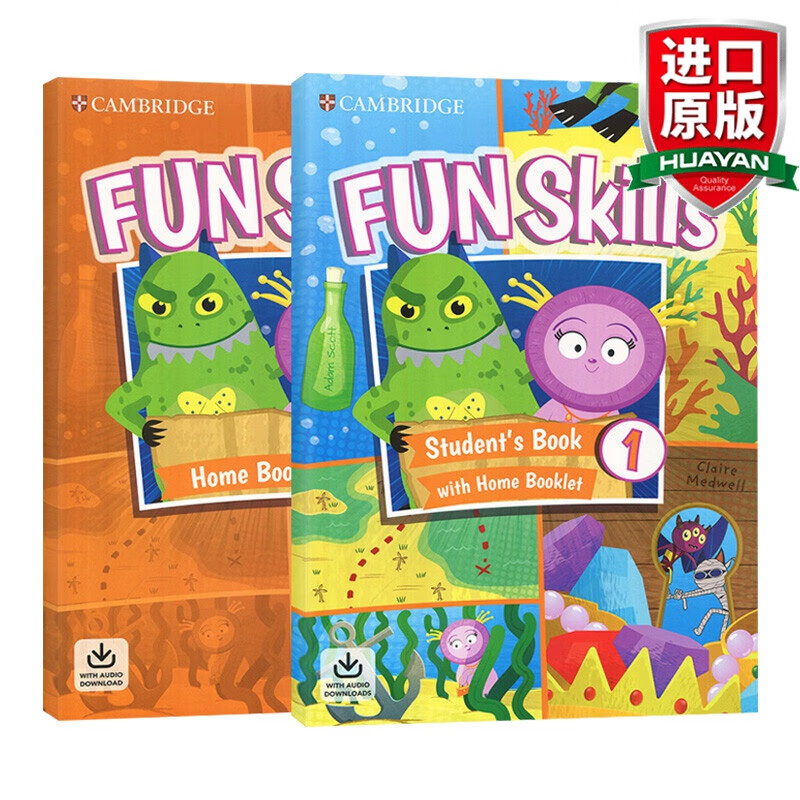 英文原版 Fun Skills Level 1 for Pre A1 Starters 全英文版