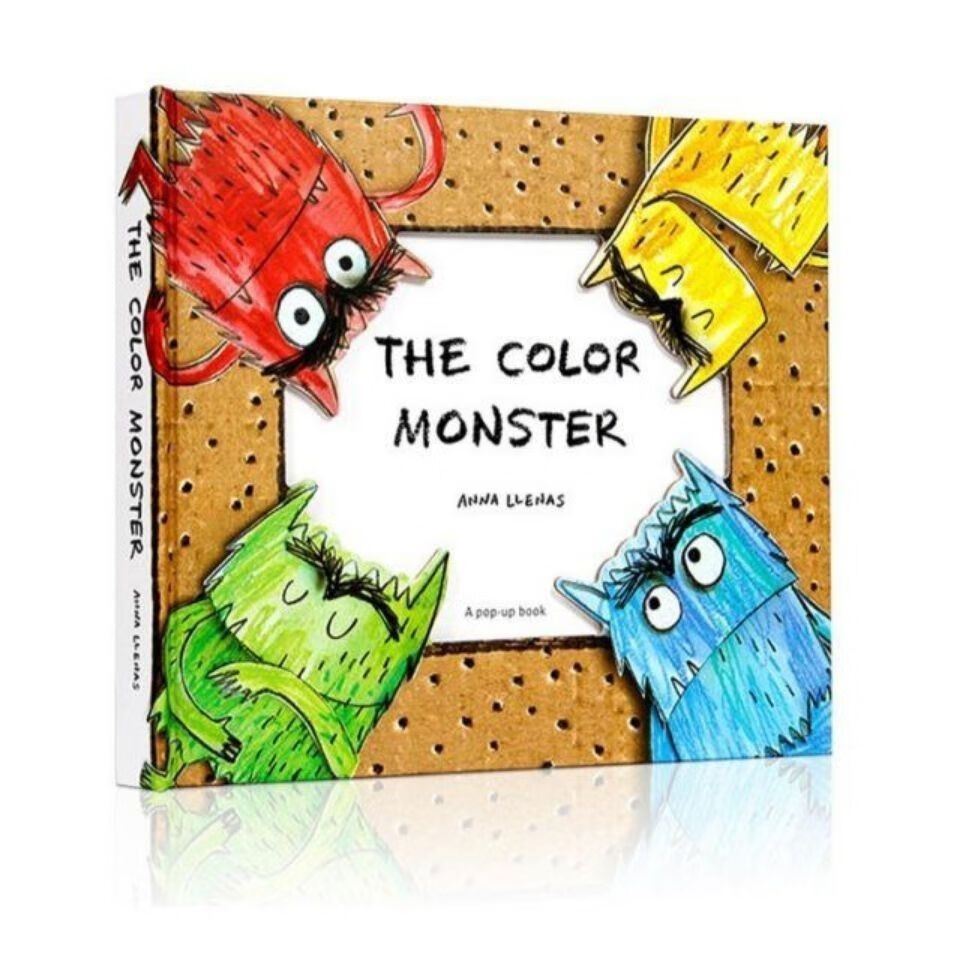 The Color Monster我的情绪小怪兽英文原版绘本 3D精装