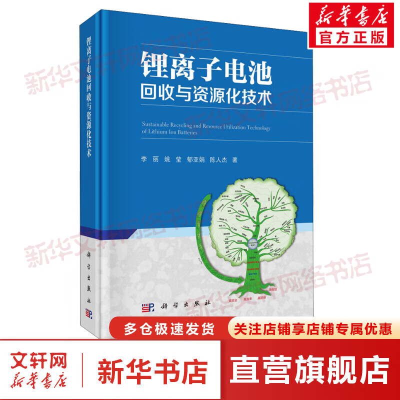 锂离子电池回收与资源化技术 图书