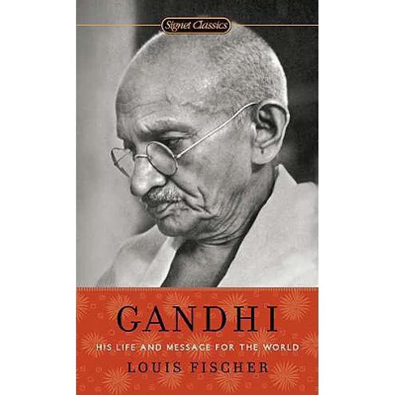 现货英文原版 Gandhi His Life and Message for the World甘