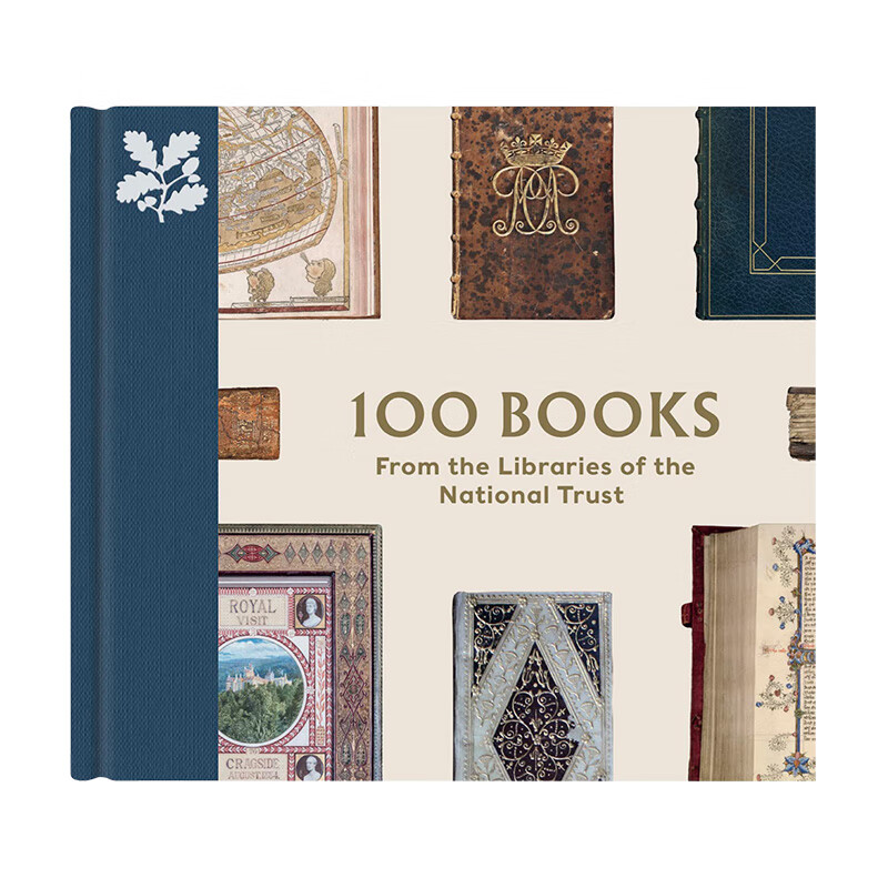 英国国民信托图书馆的100本书 100 Books from the Libraries of the National Trust 进口原版英文艺术 善本图书 图书馆的100本书