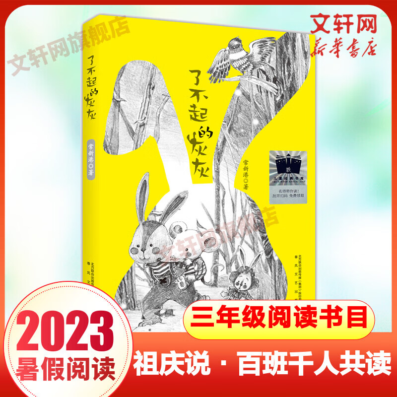 了不起的灰灰 2023年祖庆说百班千人三年级 全国小学生暑假阅读课外书 图书