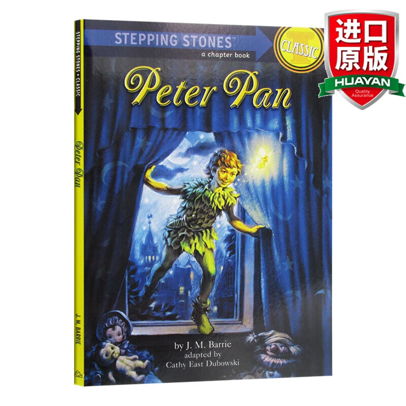 Peter Pan Stepping Stones Books Classic 英文原版 彼得潘 英文版