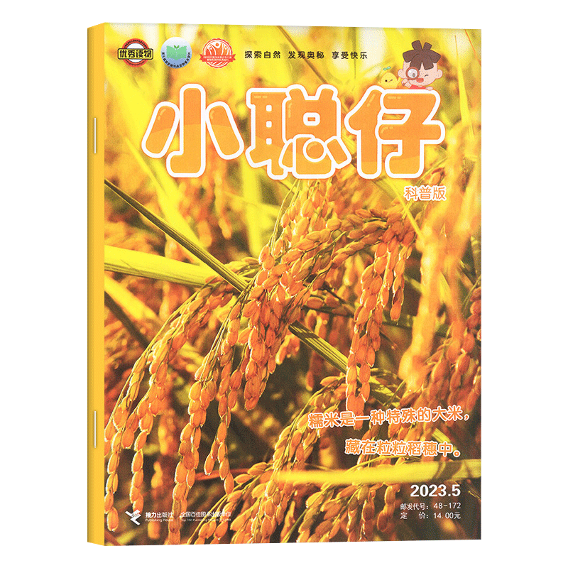 【多期可选】小聪仔（科普版）2023年2~8岁幼儿益智兴趣智力开发儿童科普期刊杂志 2023年5月