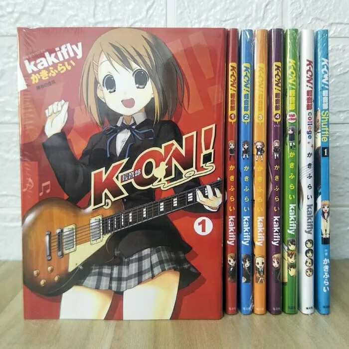 全新现货漫画轻音少女K-ON番外篇VOL1--5册全新现货速发（高清版） 漫画 轻音少女 K-ON 番外篇 VOL
