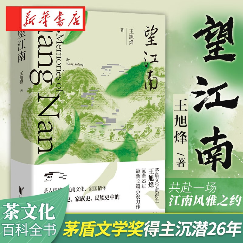 【中国好书】望江南 王旭烽小说书 浙江文艺+杭城轨迹图+风琴折页