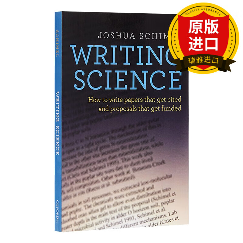 英文原版 科学论文写作 Writing Science 如何写可以被引用的论及如何写可以获得资助的计划 英文版 全英文版进口原版英语书籍