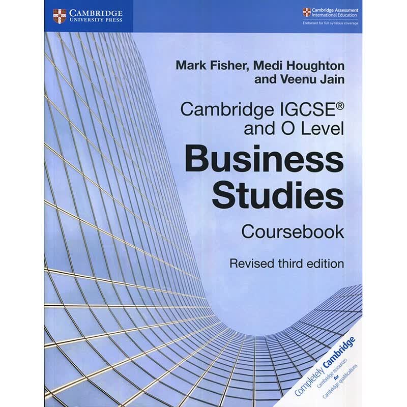 现货 剑桥 IGCSE and O Level Business 商务学生用书 第三版