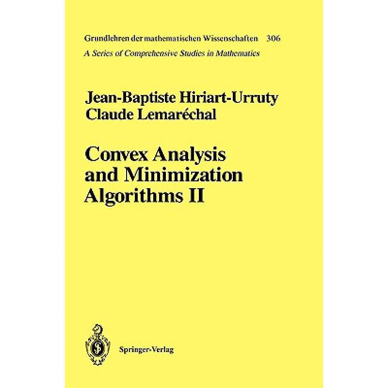 Convex Analysis and Minimization Algorithms ...
