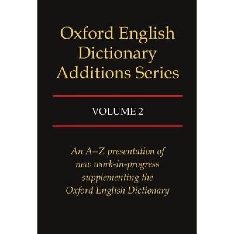 Oxford English Dictionary Additions Series: ...