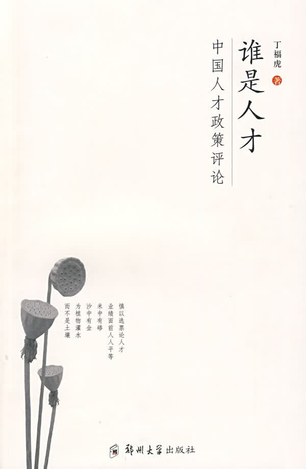 谁是人才 丁福虎著