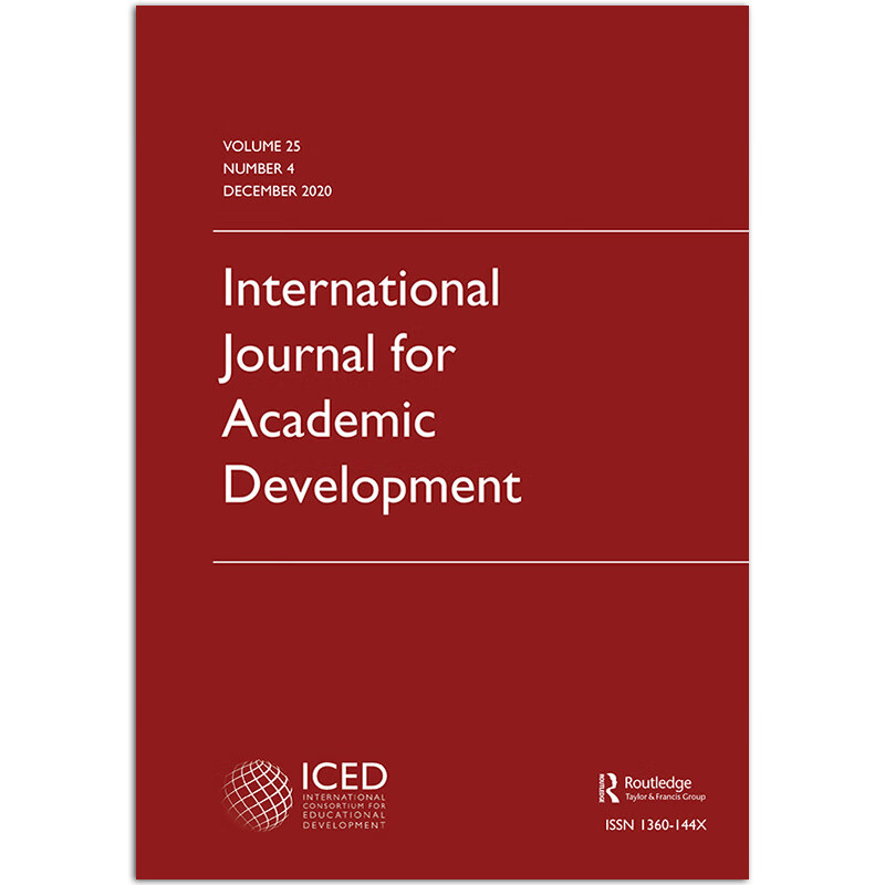 【单期可选】International Journal for Academic Developme 2020年12月刊