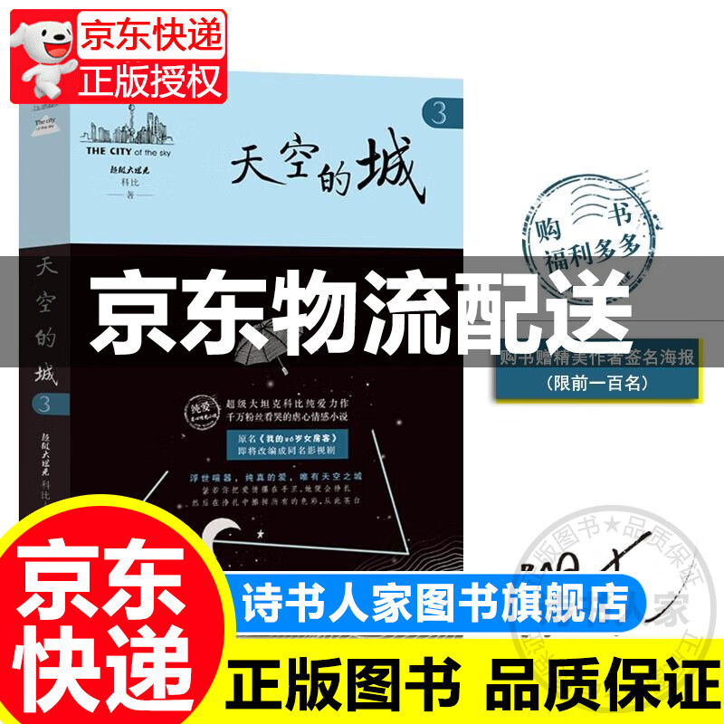天空的城（全3册）原名我的26岁女房客 中文在线纯爱流小说代表作 +天空的城3 （原名我的26岁女房客）+天空的城2+天空的城1 天空的城第3 本虐心情感小说
