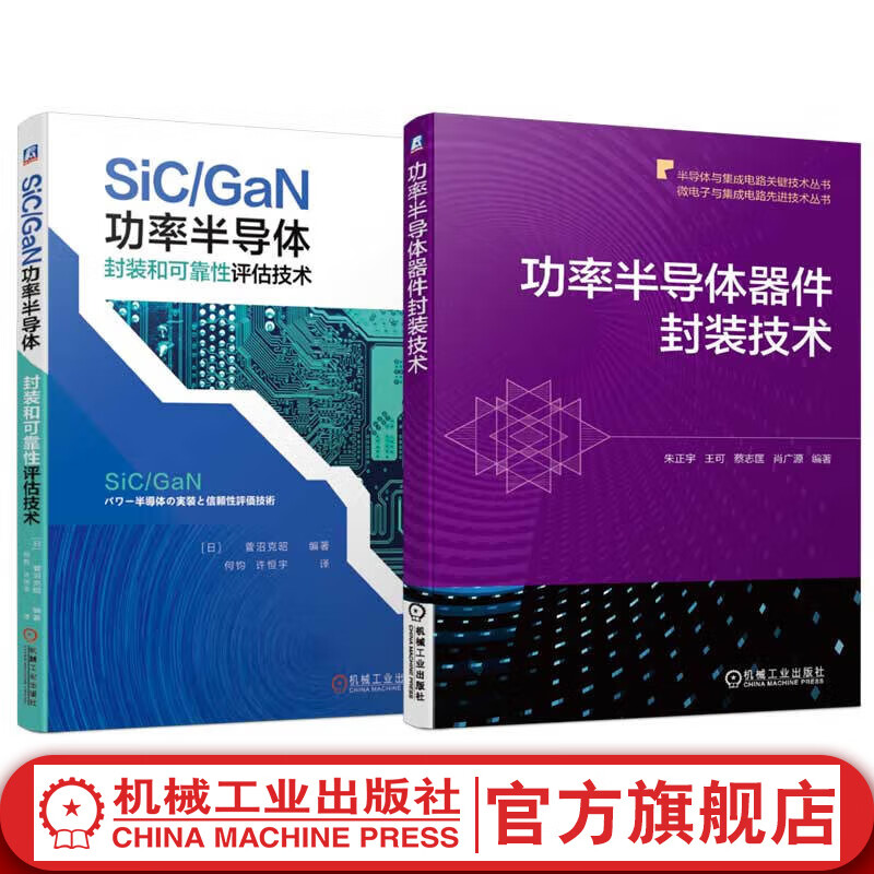 官网 SiC和GaN功率半导体技术套装全2册 垂直型GaN和SiC功率器件+SiC GaN功率半导体封装和可靠性评估技术 功率半导体芯片技术书