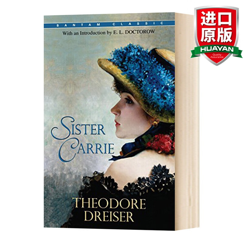 英文原版 嘉莉妹妹 Sister Carrie 西奥多·德莱塞Bantam Classics经典名著 全英文版
