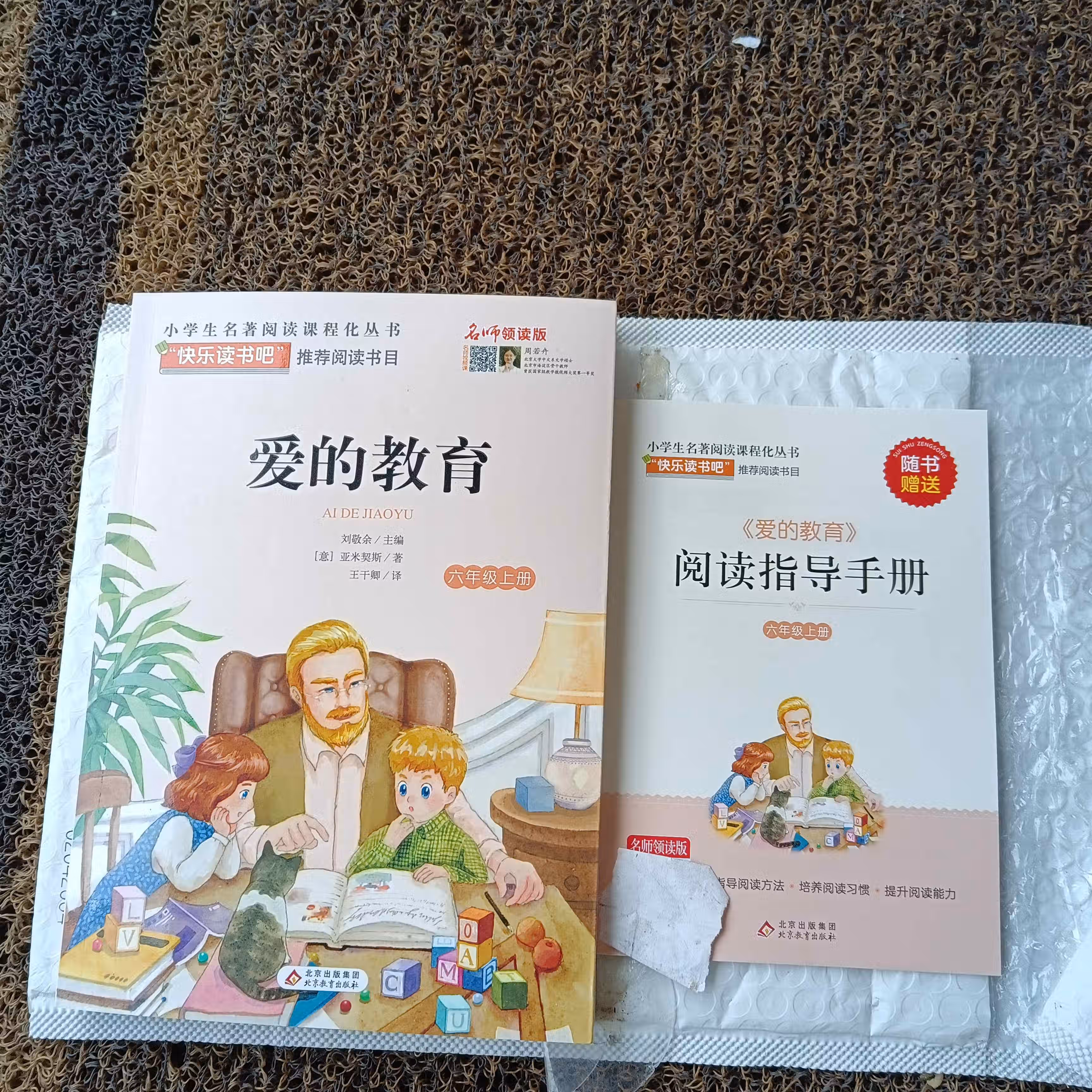 中国传说爱的安徒生童话中国民间稻草人单本全 爱的教育带阅读指导手册