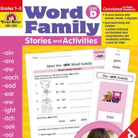 Word Family Stories and Activities词族小与实践训练 levelD