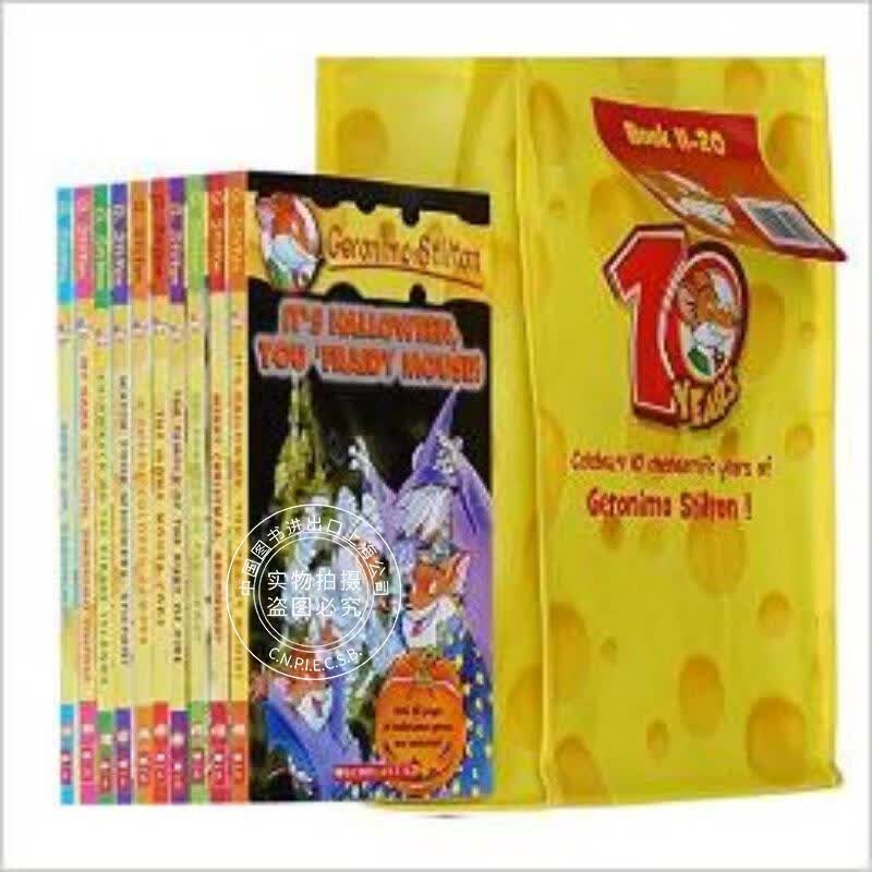 现货 老鼠记者 英文原版 11-20册套装 GS 10TH ANNIV 10-BOOK B