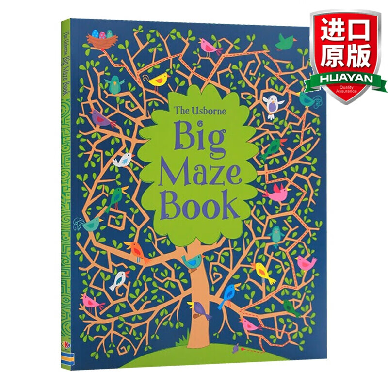 Big Maze Book 英文原版 大迷宫 尤斯伯恩益智图书早教书 英语绘本课外读物 英文版 进口英语原版书籍