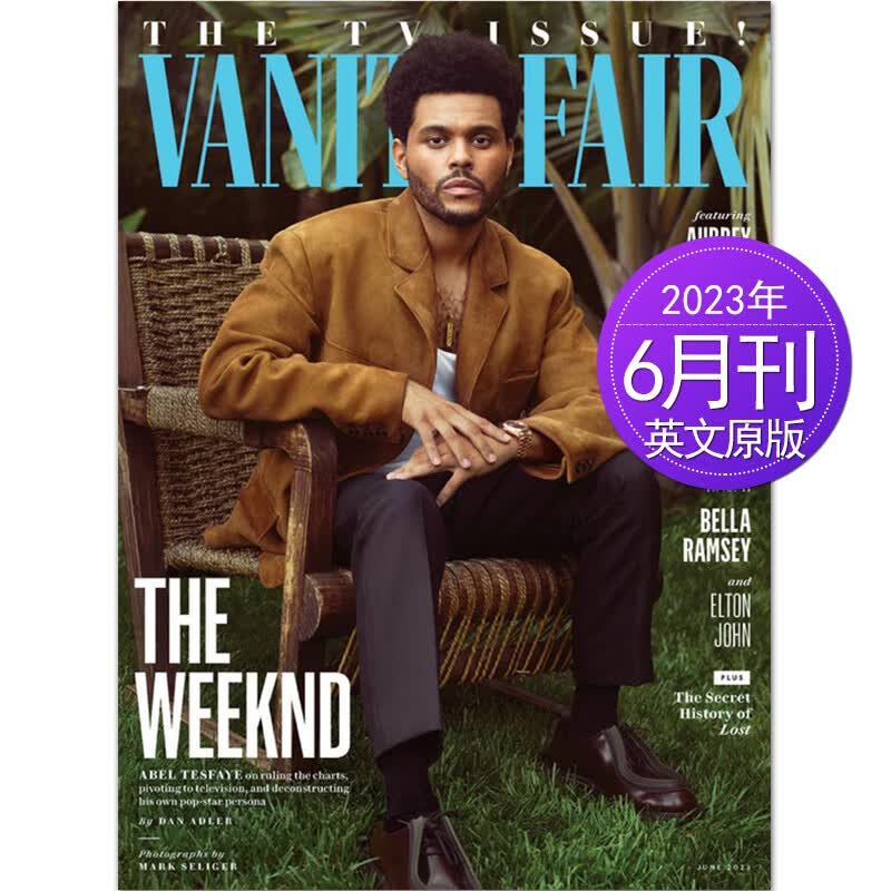 【外刊订阅/单期】Vanity Fair 名利场 2023全年10期订阅 浮华世界 英国时尚生活期刊杂志 【单期现货】2023年6月刊