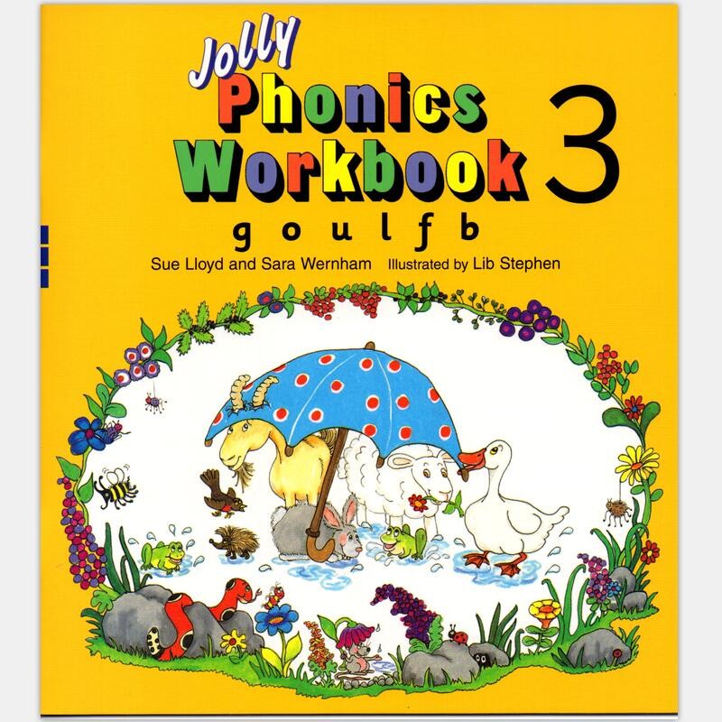 英国幼儿园自然拼读练习册 Jolly Phonics Workbook 3 (BE edition)