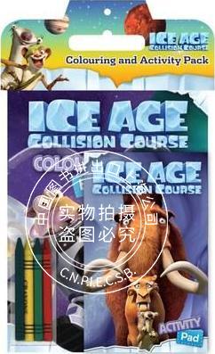 现货 冰河世纪5上色和活动包 英文原版 Ice Age 5 Colouring and A