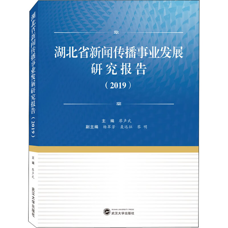 湖北省新闻传播事业发展研究报告(2019)