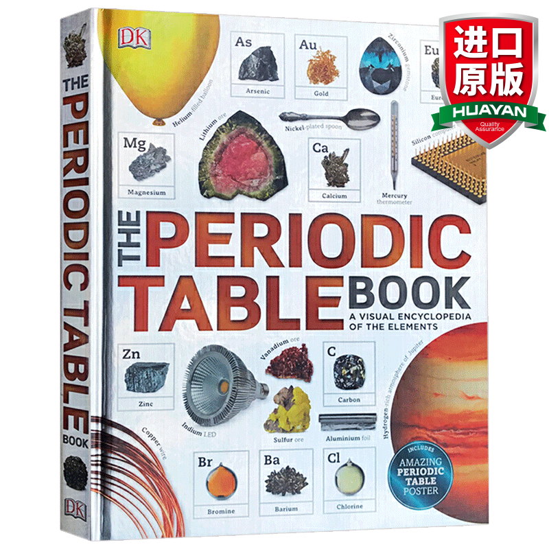 英文原版 DK元素周期表图解百科 The Periodic Table Book 化学元素视觉
