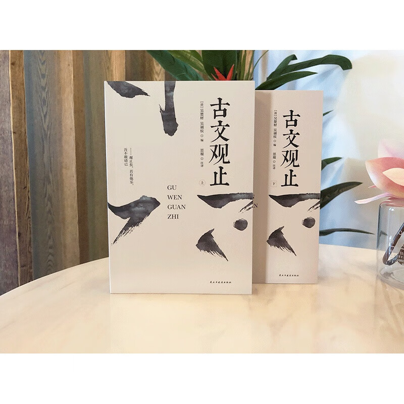 【厚647页】古文观止(上下全2册) 原文注释译文 国学经典滕王阁序