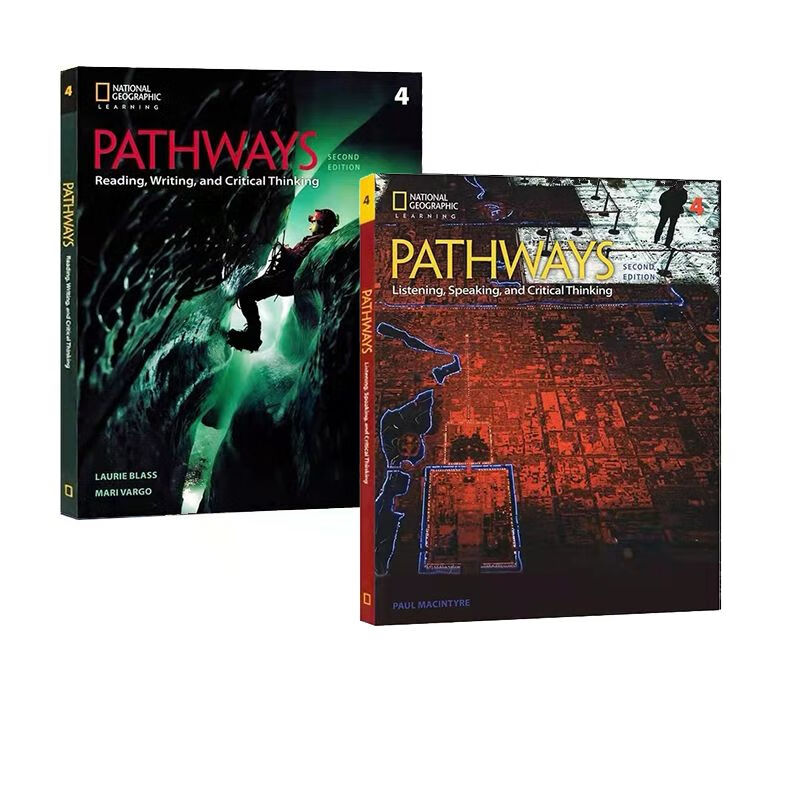 新版美国国家Pathways 4级别 读写加听说两本 听说+读写