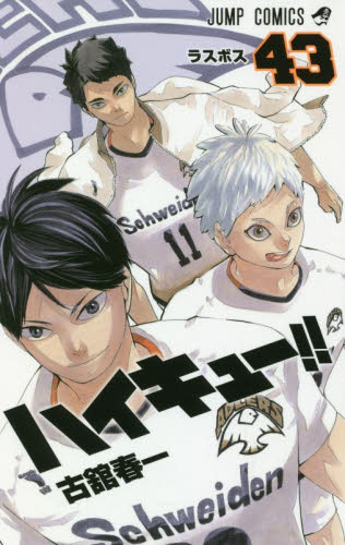 现货 进口日文 漫画 排球少年 ハイキュー!! 43