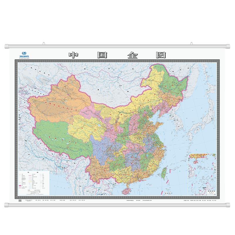 中国全图（四全膜图）(2022版）