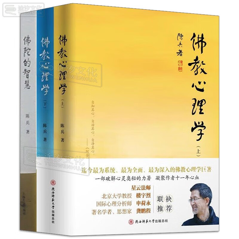 3册 佛教心理学+佛陀的智慧 陈兵/著 全3册