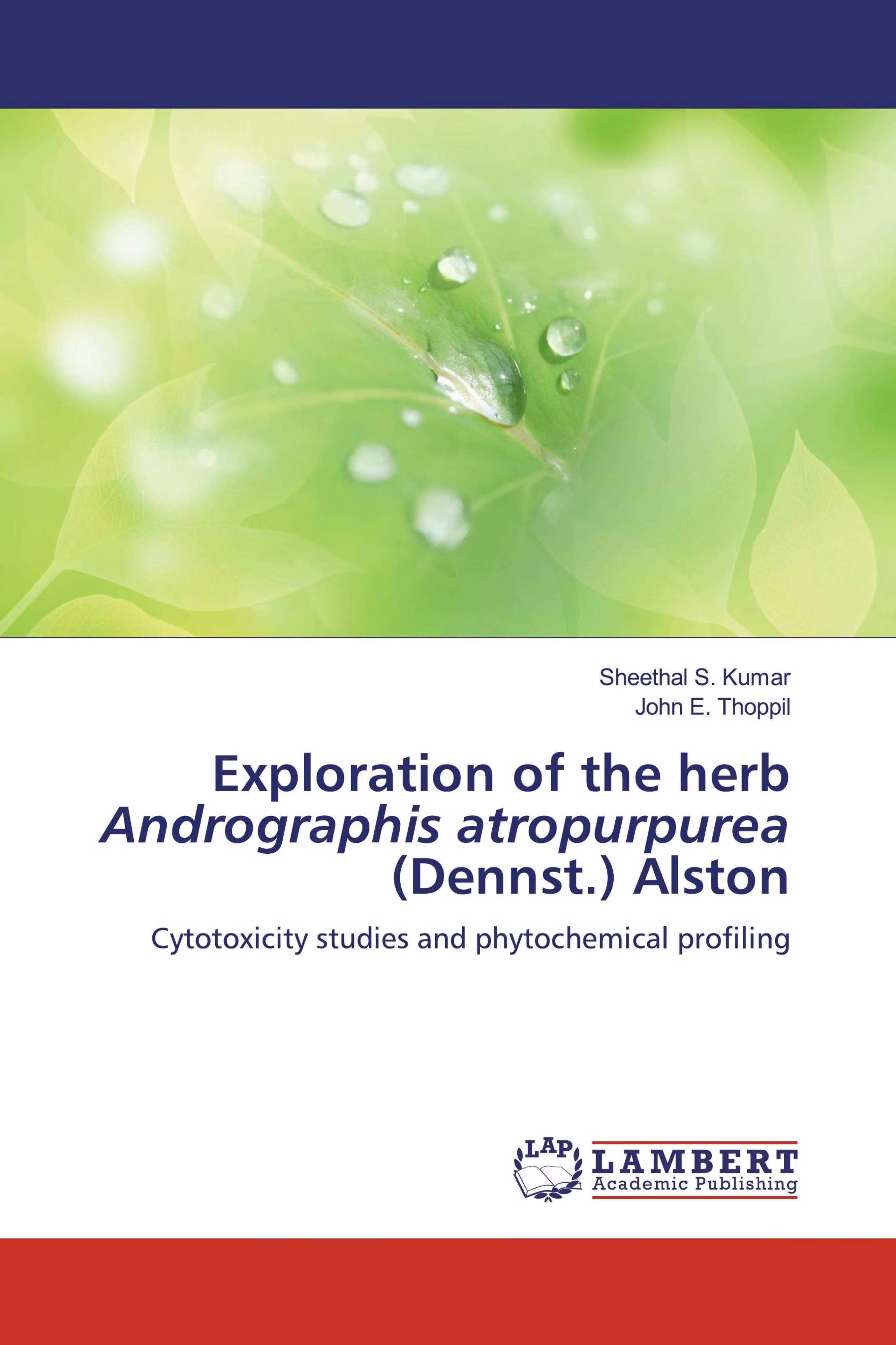Exploration of the herb Andrographis atropurpure