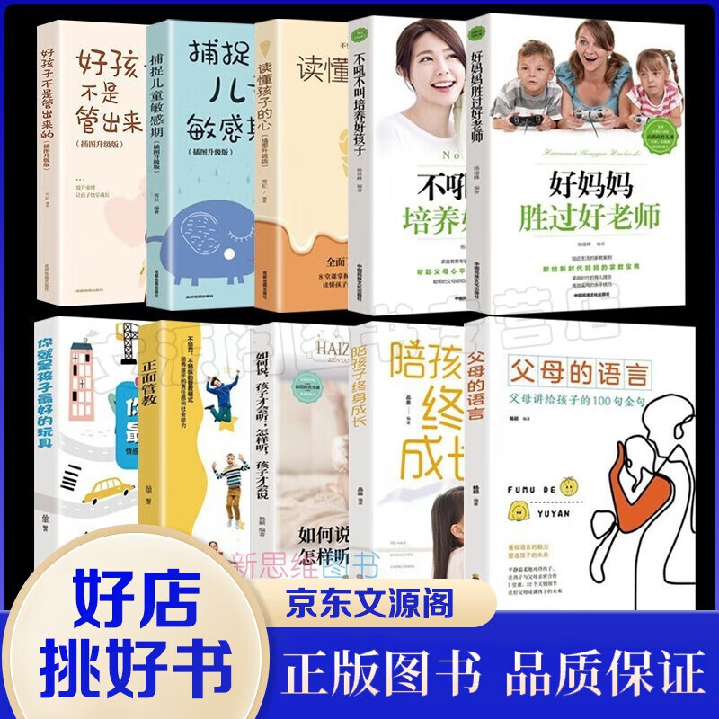 全套10册父母的语言 陪孩子终身成长教育孩子要懂的心理学 读懂孩子的心你就是孩子好的玩具育儿书