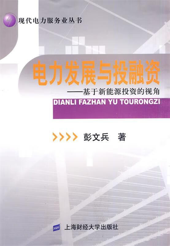 电力发展与投融资 彭文兵著【书】