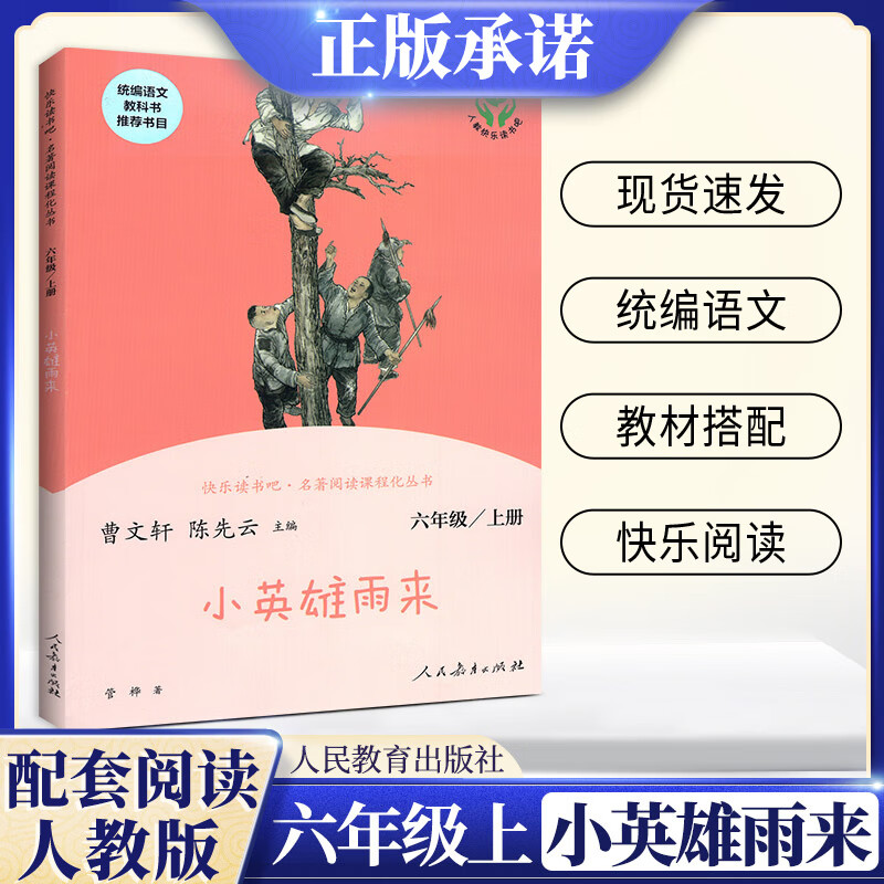 六年级上册下册小英雄雨来爱的教育童年爱丽丝漫游奇境汤姆索亚历险记鲁滨逊漂流记尼尔斯骑鹅行记 课外阅读 【六上】·小英雄雨来