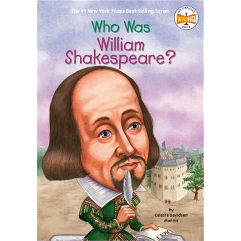 英文原版 名人传记系列 莎士比亚 Who Was William Shakespeare?