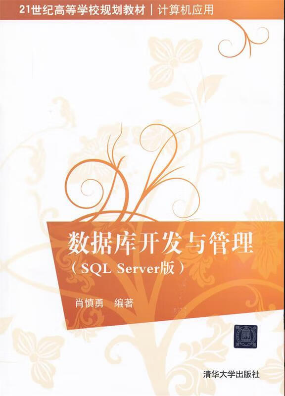 数据库开发与管理 肖慎勇编著 9787302307914
