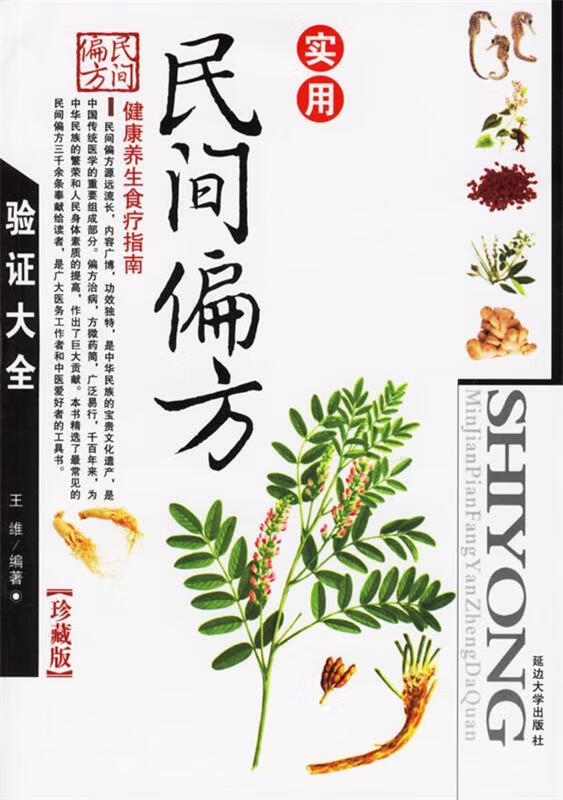 实用民间偏方验证大全 王维 编著 延边大学出版社
