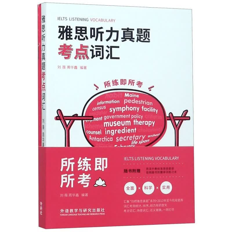 雅思听力真题考点词汇