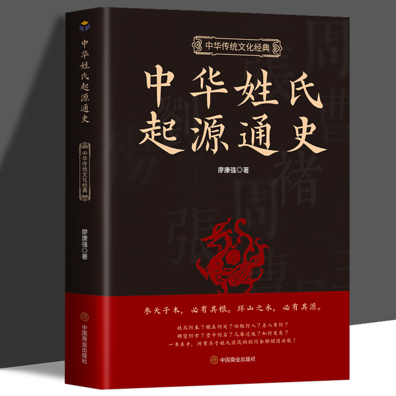 中华姓氏起源通史 姓氏的起源发展迁徙分布百家姓呈现宗族演变脉络展示姓氏变迁的根源中国中华传统文化