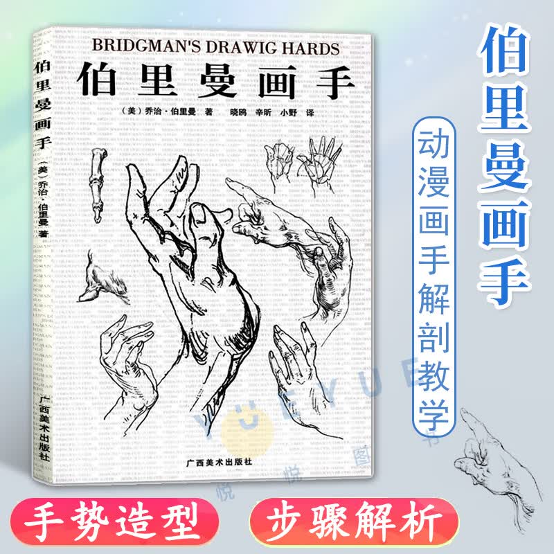 伯里曼画手 人物素描大师速写临摹基础成人初学者入门技法教程/动漫画手解剖美术艺考用书 人体结构绘画教学
