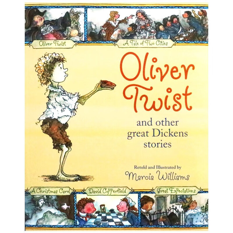 图话经典 雾都孤儿及狄更斯名作 英文原版 Oliver Twist and Other Great Dickens Stories 玛西娅·威廉姆斯名著改编系列 Walker Stories 玛莎威廉