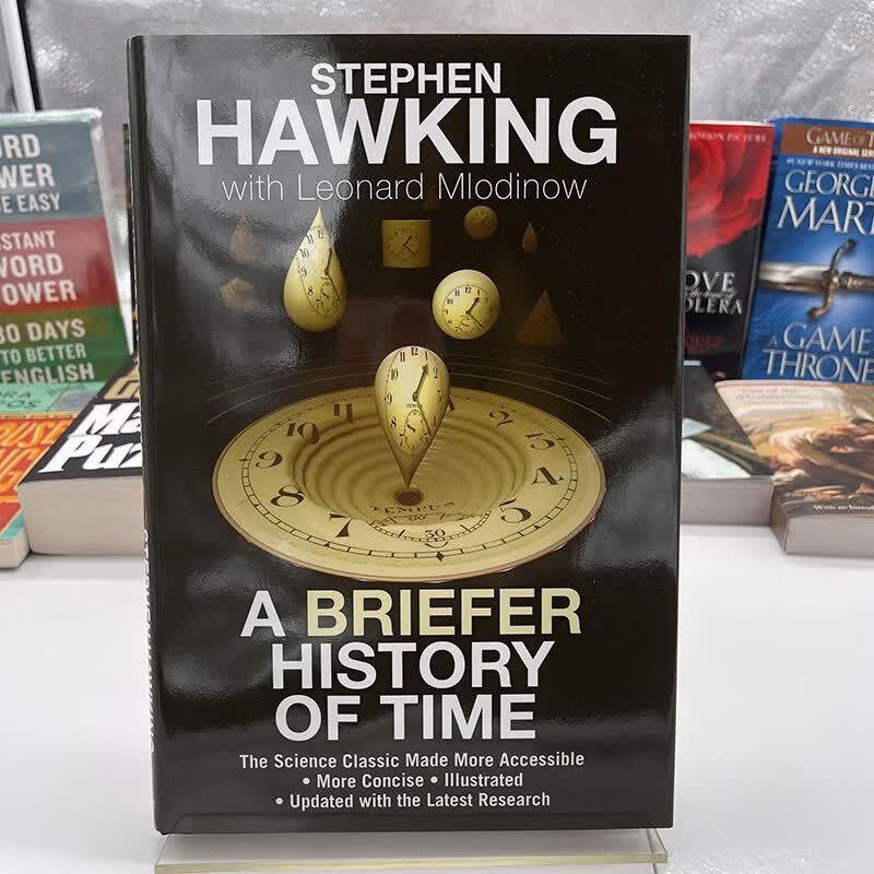 进口英文原版现货 A Briefer History of Time 时间简史 宇宙起源黑洞科普书 精装 斯蒂芬霍金Stephen Hawking 著 浙江外文书店