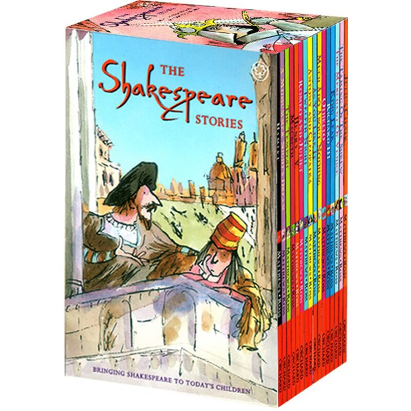 莎士比亚全集16册套装 英文原版The Shakespeare Childrens Stories 儿童故事图书 经典阅读 儿童章节小说书 中小学英语阅读提升