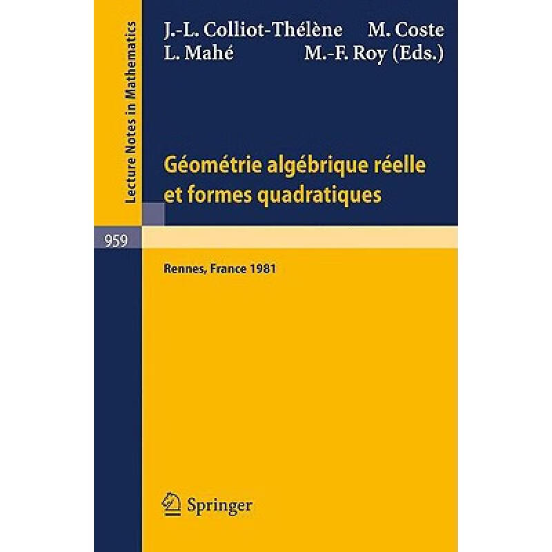 Geometrie algebrique reelle et formes quadra...