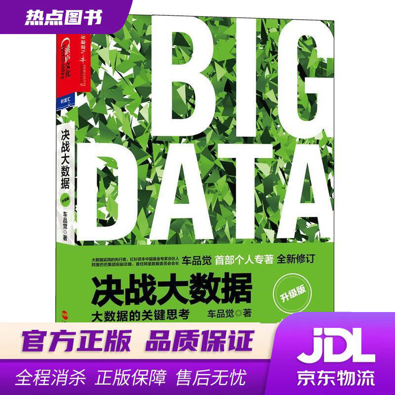 【 官方】决战大数据（升级版）：大数据的关键思考 车品觉 浙江人民出版社