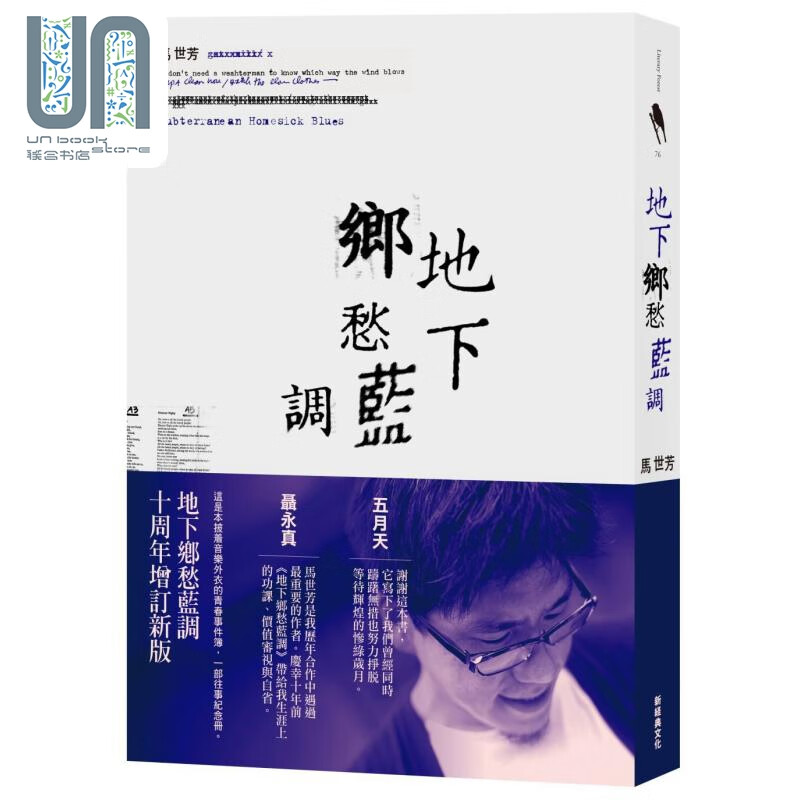 地下乡愁蓝调 十周年版 港台艺术原版 马世芳 新经典文化出版
